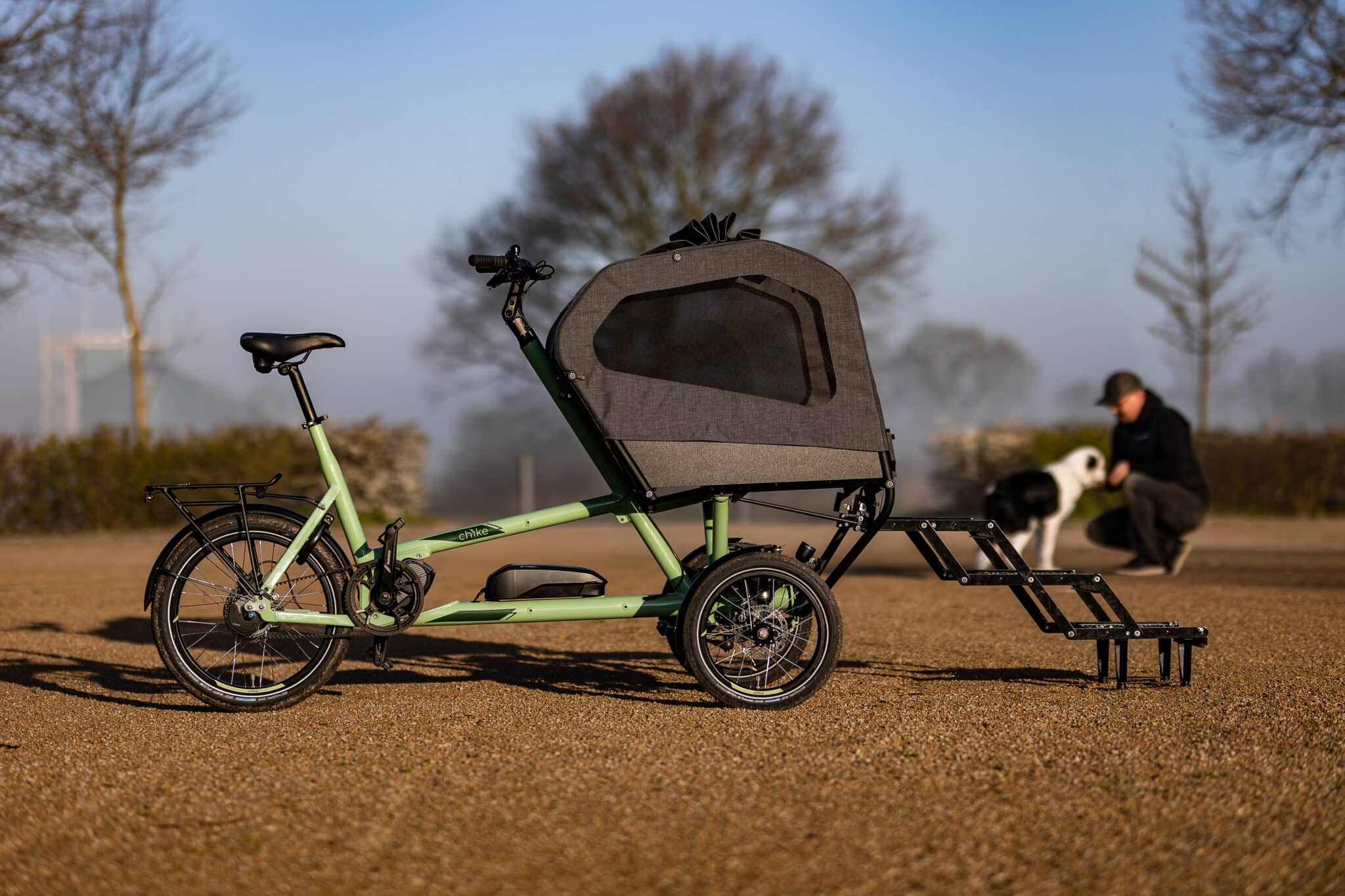 CHIKE E-Dog - Das Cargobike für Deinen Hund und Dich.