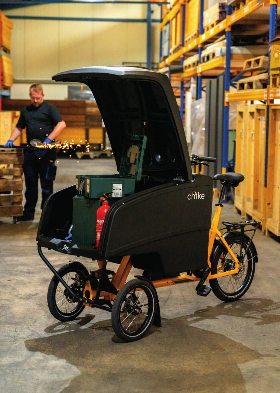 chike - the cargobike. One cargo bike, 1000 possibilities.